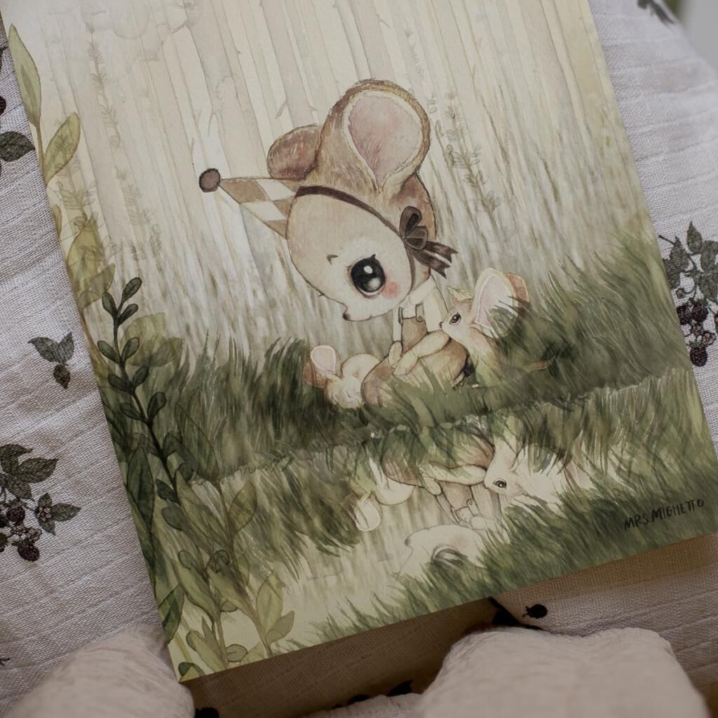 Mrs. Mighetto Mr Morris Poster (21x30 cm)