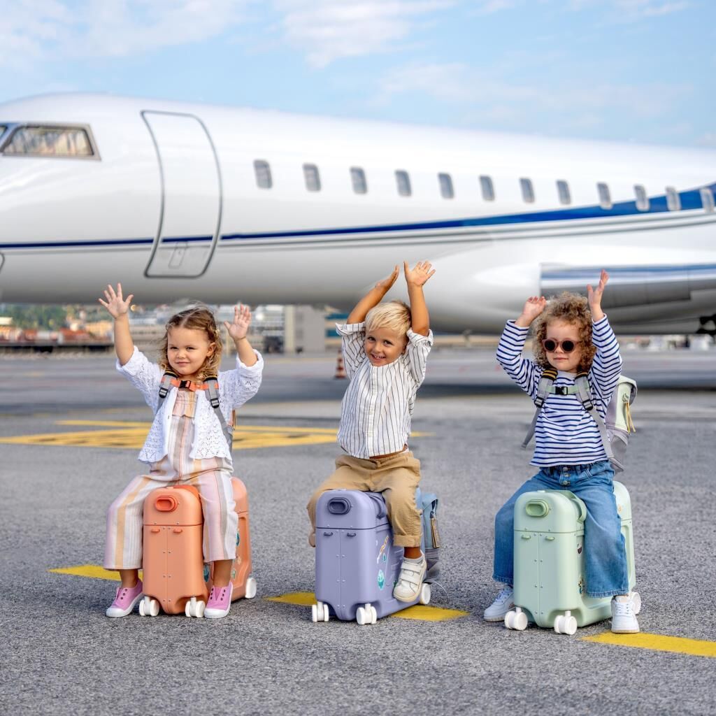 Stokke Jetkids Tekerlekli Bavul & Koltuk, Sea Green | Kidslivingetc